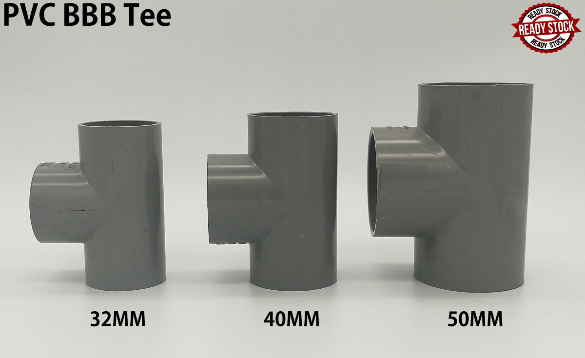 32MM 40MM 50MM PVC PIPE FITTING BRAND BBB (BINA) TEE | PAIP AIR FITTING KELABU | Lazada