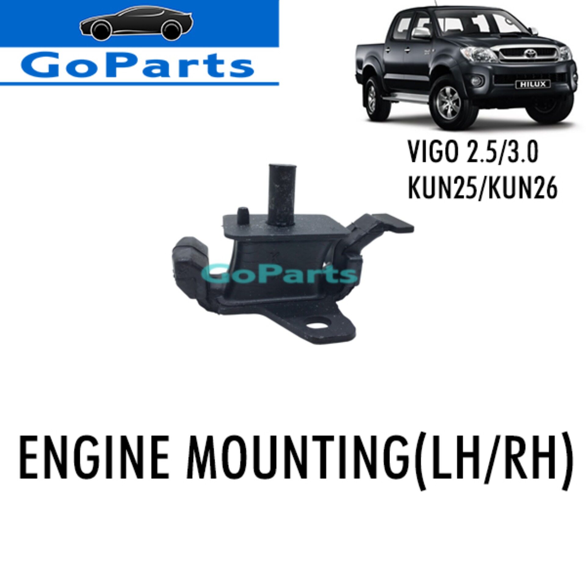Front Engine Mounting 1PC TOYOTA HILUX KUN25 KUN26 [2004~2015] 12361 ...