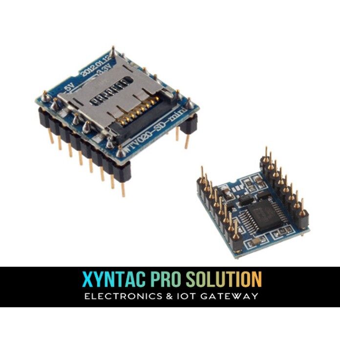 MP3 Sound Mini SD Card Module for PIC Arduino WTV020-SD-16P | Lazada