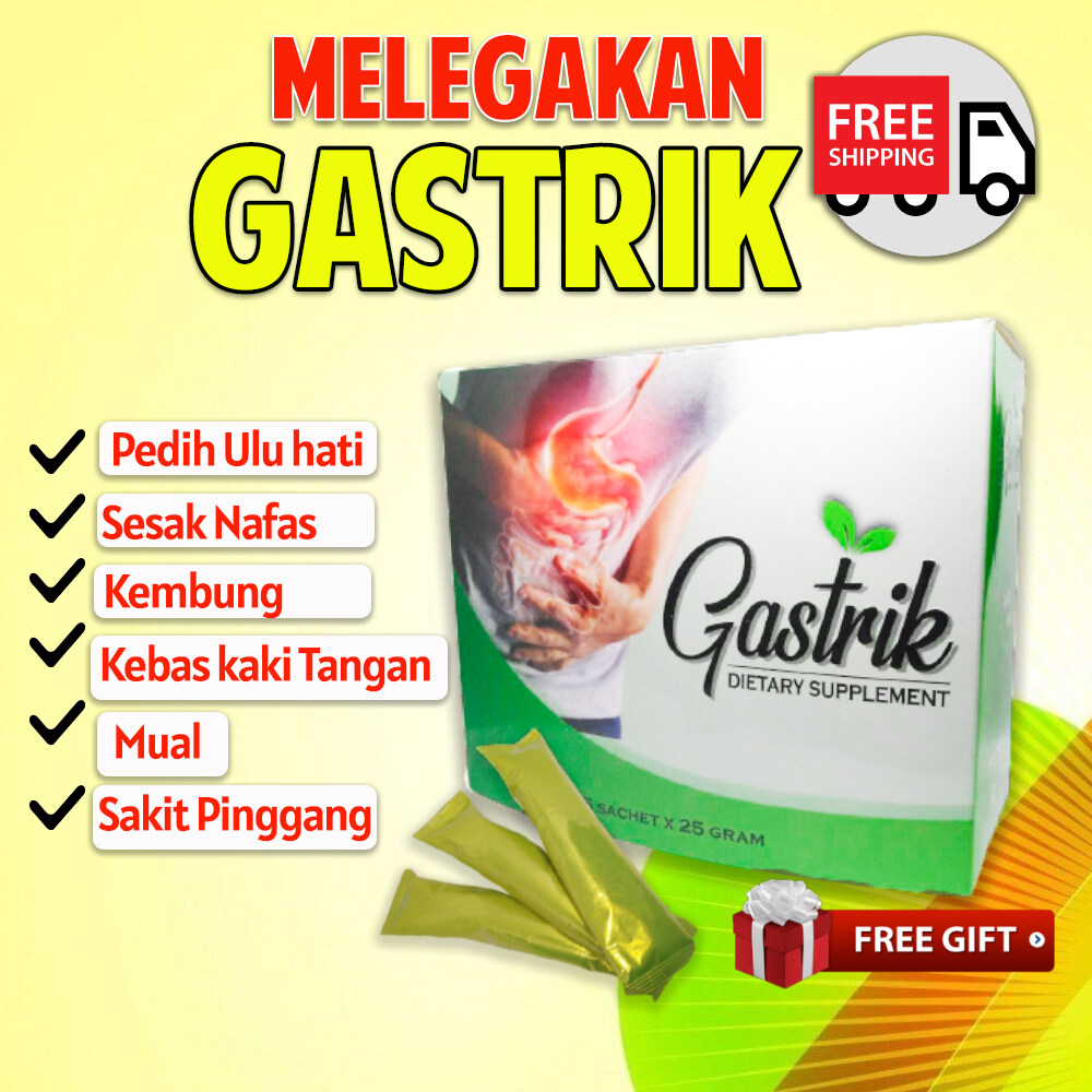 Ubat Gastrik (15 sachet) Berkesan melegakan sakit perut - Berperisa ...