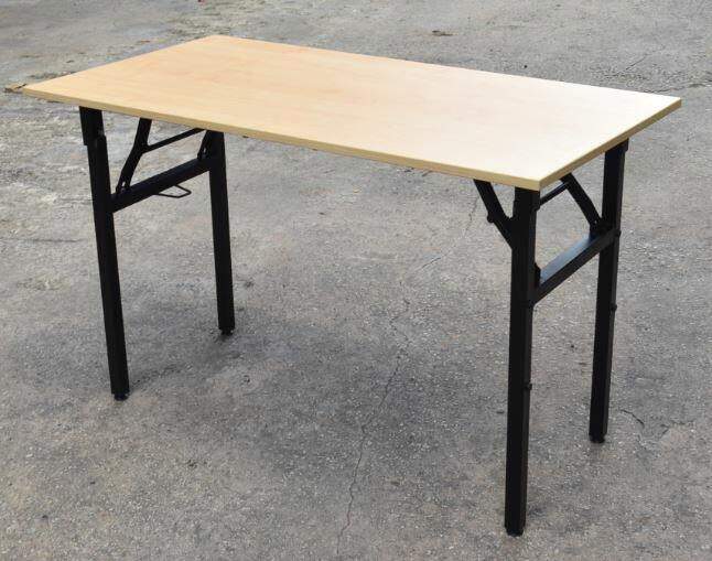Heavy duty banquet table with ABS edging - maple (75W x 120L x 75H cm ...