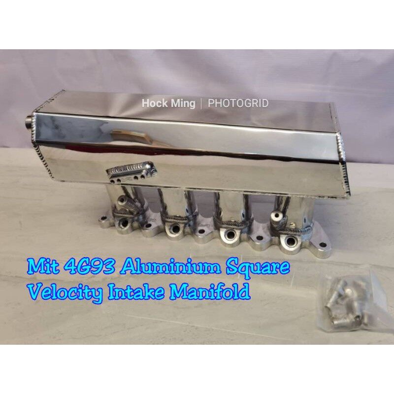 Mitsubishi 4G93 NA Wira 1.8 Square type Velocity Aluminium Intake ...