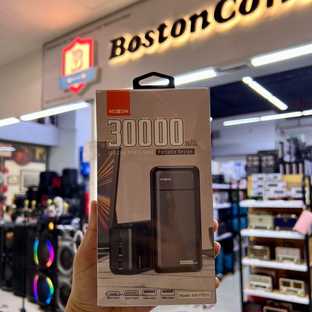 MOXOM MX-PB53 10000MAH MX-PB54 20000MAH MX-PB55 30000MAH POWER BANK ...