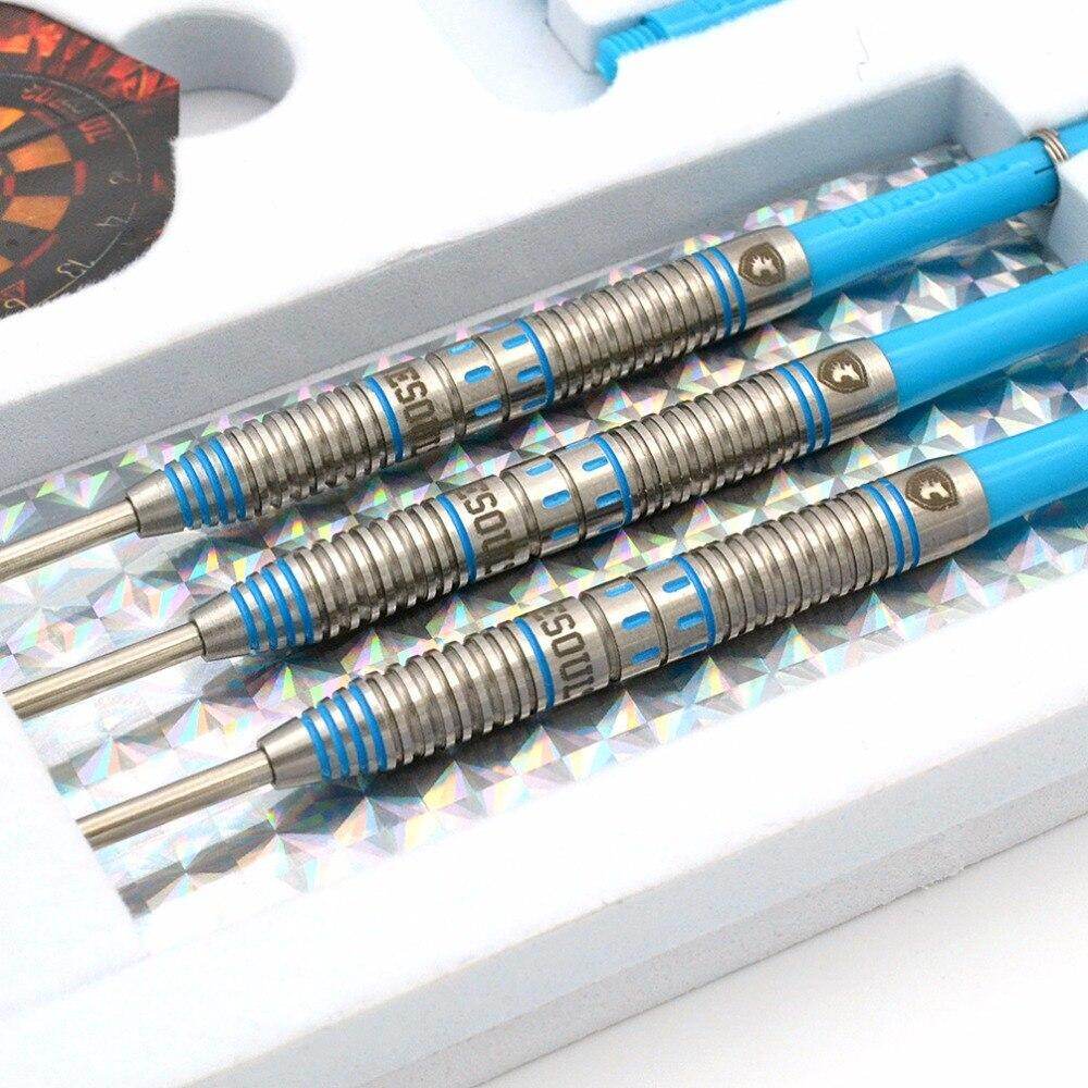 CUESOUL CHALLENGE 85% 22g/24g/26g Steel Tip Tungsten Dart Set With Blue ...