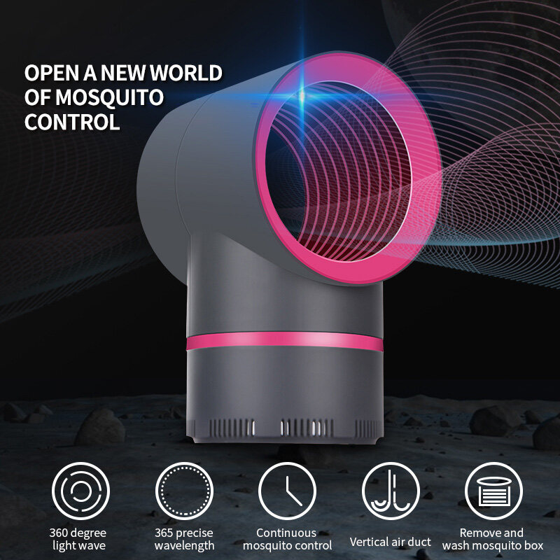 Mosquito Killer Lamp Fan UV LIGHT Anti Mosquito Repellent Bug Zapper ...
