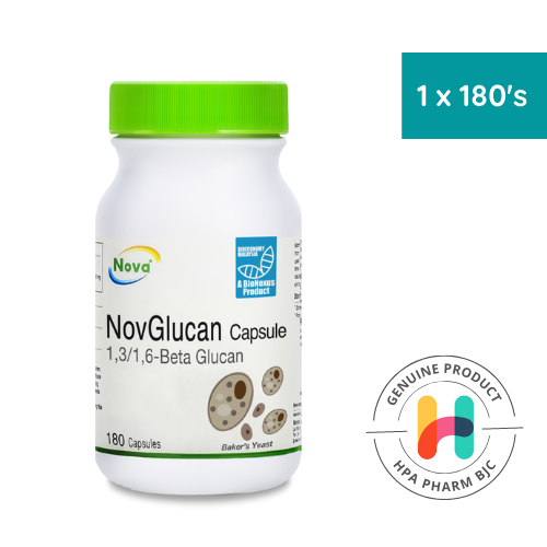 NOVA NOVGLUCAN 180'S (BETA GLUCAN) | Lazada