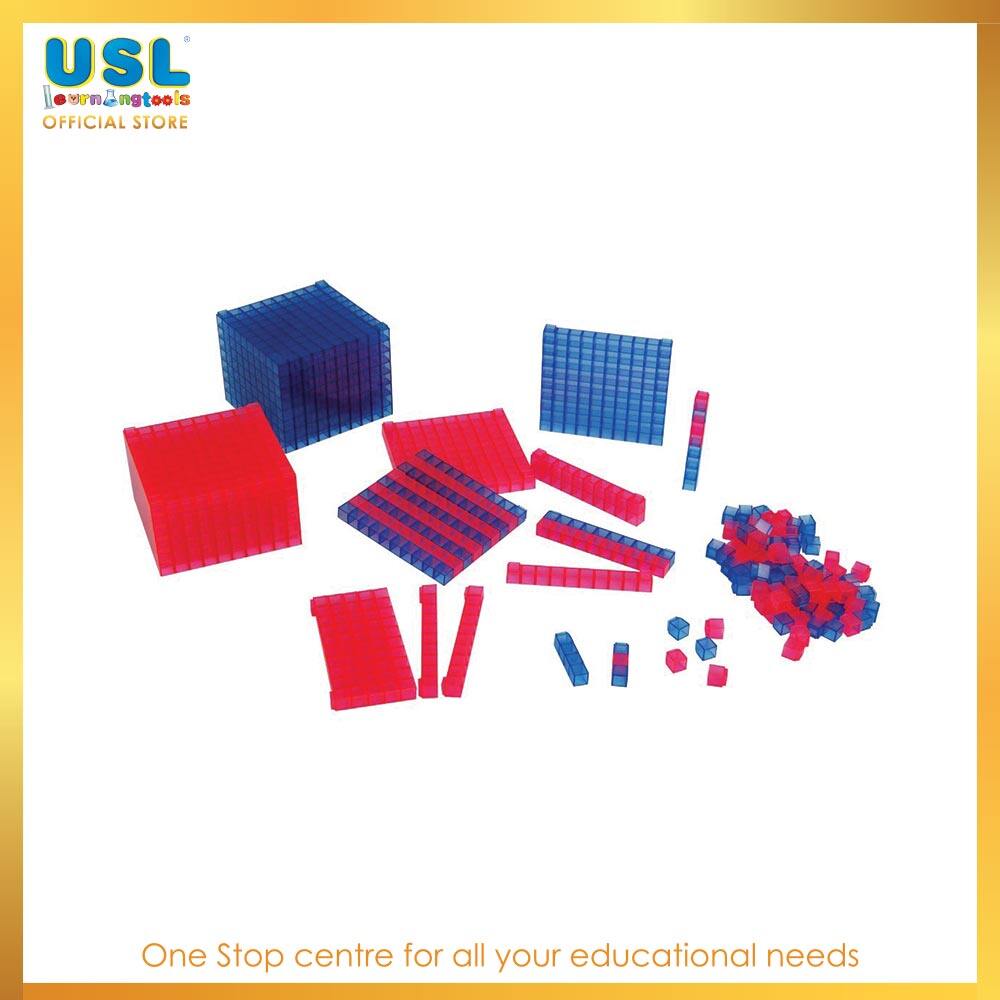 Transparent Interlocking Base Ten Blocks (SRA20313AW) | Lazada