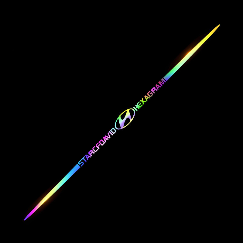 1PC Colorful Car Body Sticker Auto Windshield Glass Decal Modified ...