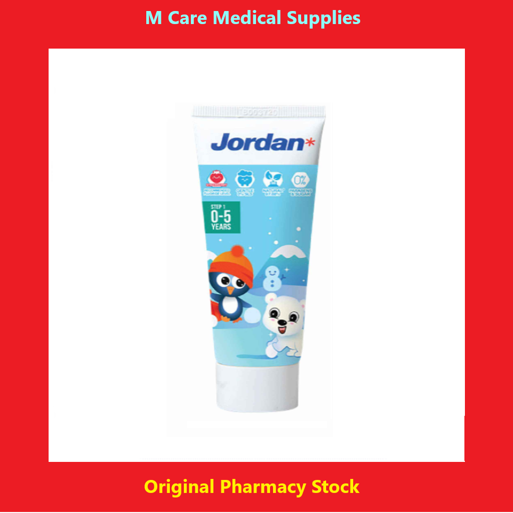 JORDAN Kids Toothpaste Step 1 (0-5 yrs) 75g - Strawberry | Lazada