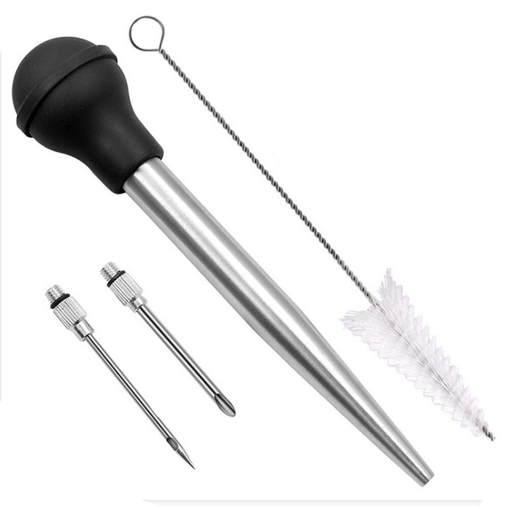 HUAIIY Food Flavour Pump Pipe Baking Chicken Cooking Turkey Baster Tube ...