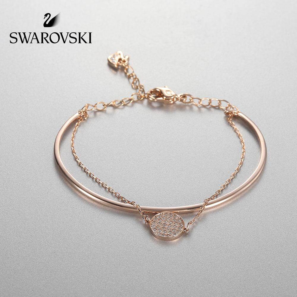 Swarovskiสร้อยข้อมือขิงแฟชั่นระดับ2-In-One,สร้อยข้อมือของขวัญ ...