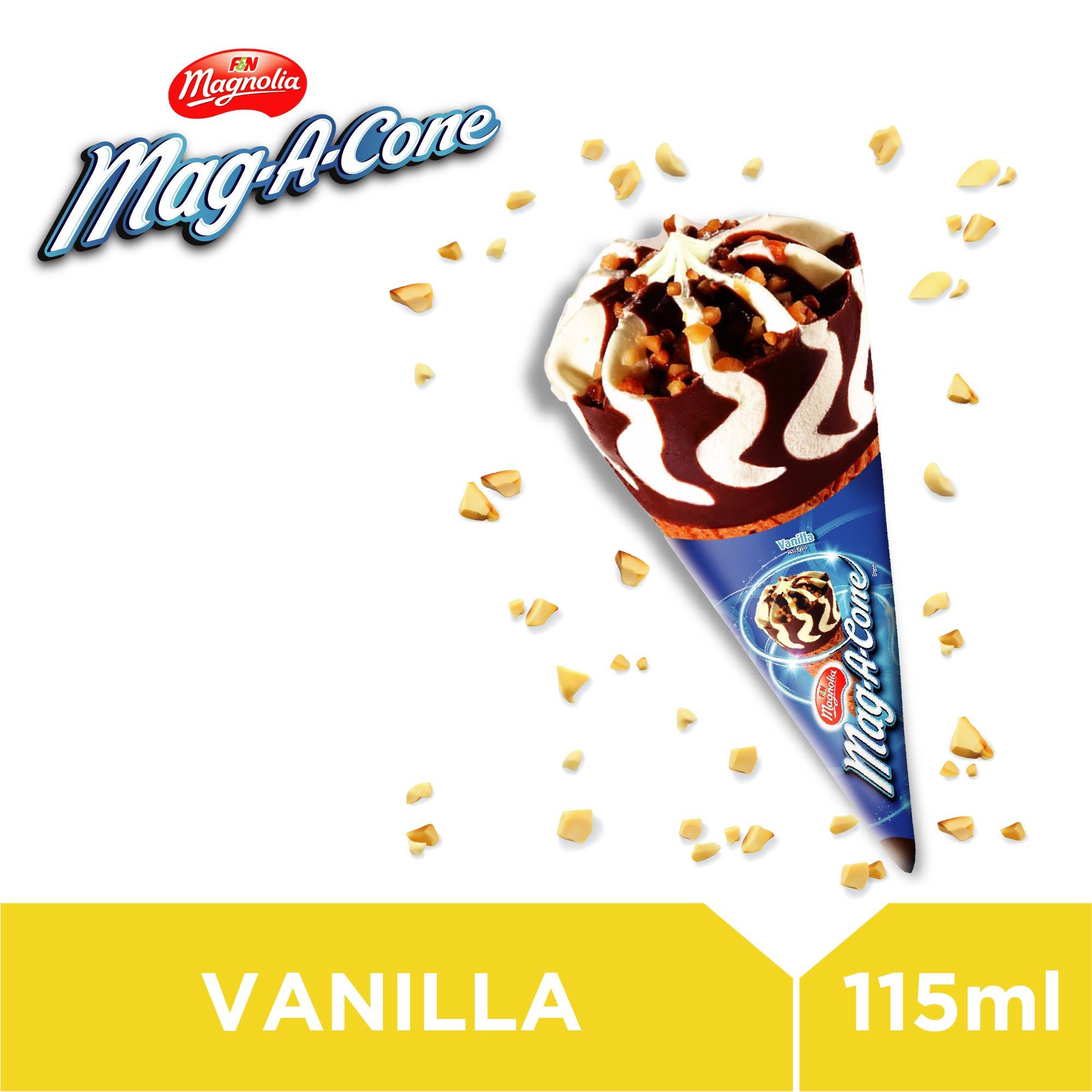 Magnolia Mag-A-Cone Vanilla (10 Cones, 115ml Each) | Lazada
