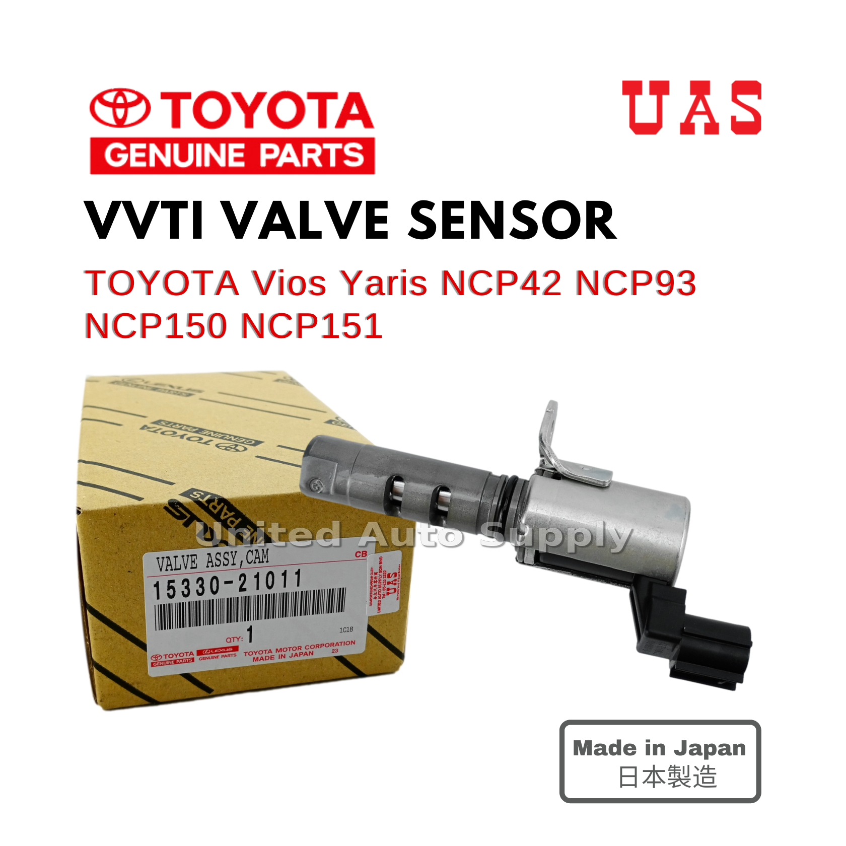 TOYOTA VVTI Solenoid Valve Sensor Vios Yaris NCP42 NCP93 NCP150 NCP151 ...