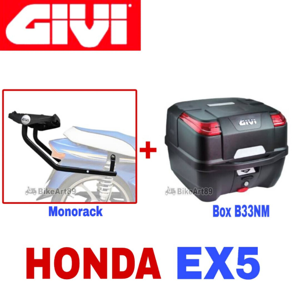 Monorack Givi Heavyduty Advance Rack HONDA EX5 Black 100% Original with ...