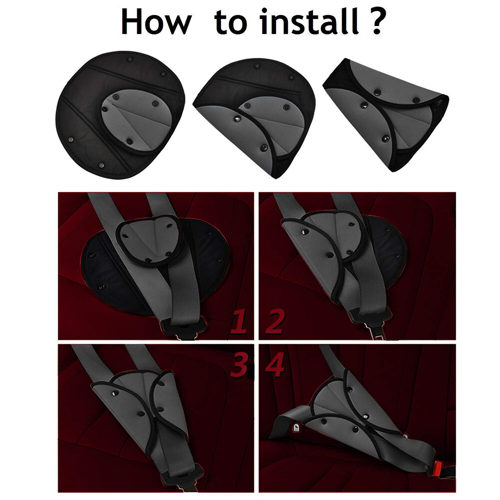 Triangle Seat Belt Adjuster for Kids Car Seatbelt Safety Cover ...