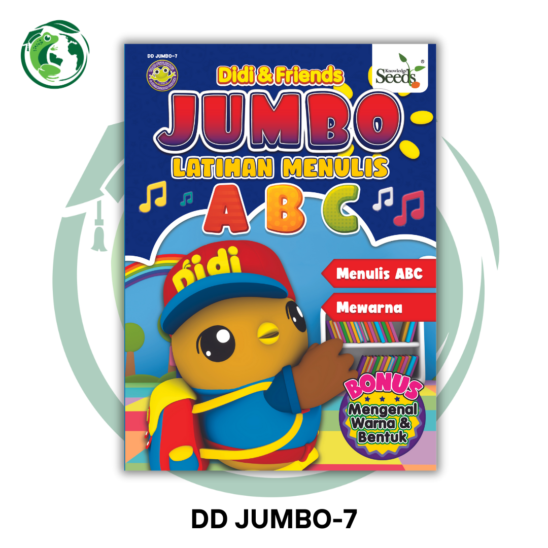 TOAD BOOK : DIDI & FRIENDS JUMBO LATIHAN MENULIS ABC (DD JUMBO-7) | Lazada