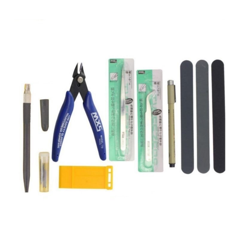 Gunpla Basic Tool Set / Gundam Beginner Tool Set Utility Knife Cutting ...