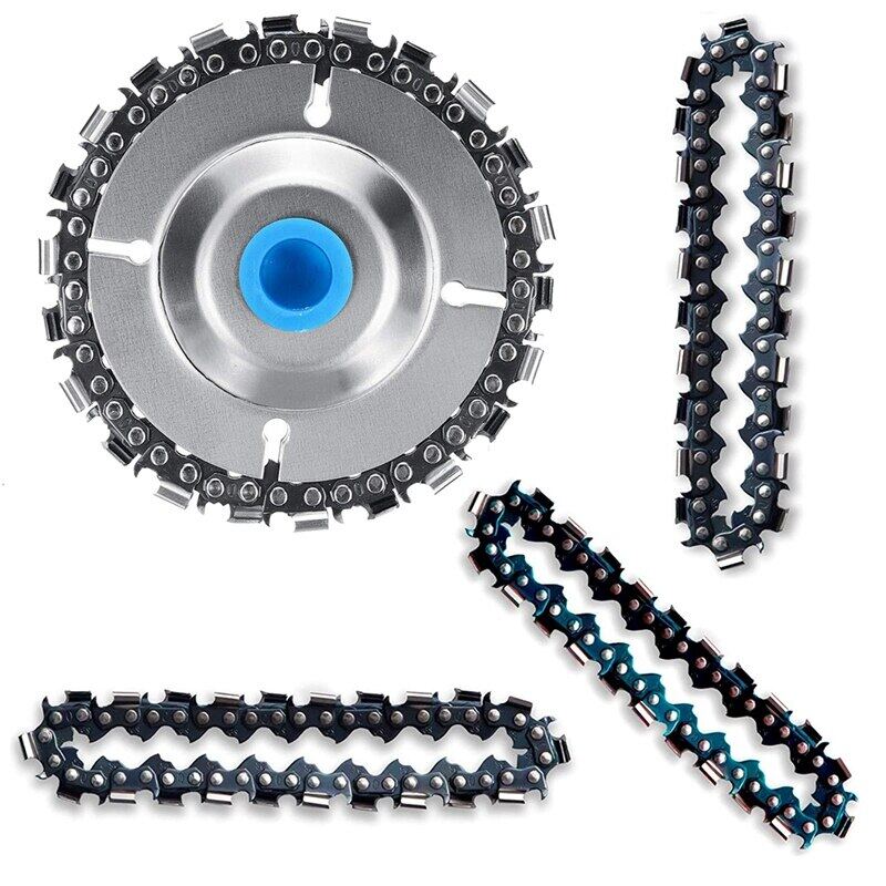 Wood Carving Chain Disc - with 3 PCS of Extra Circlets, 7/8 inch Arbor ...