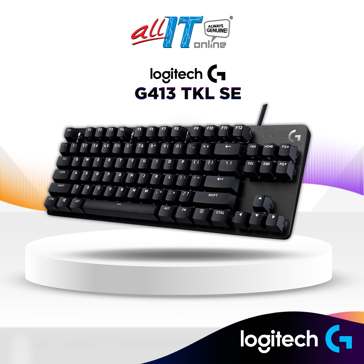 Logitech G413 SE / G413 TKL SE Mechanical Gaming Keyboard | Backlit ...