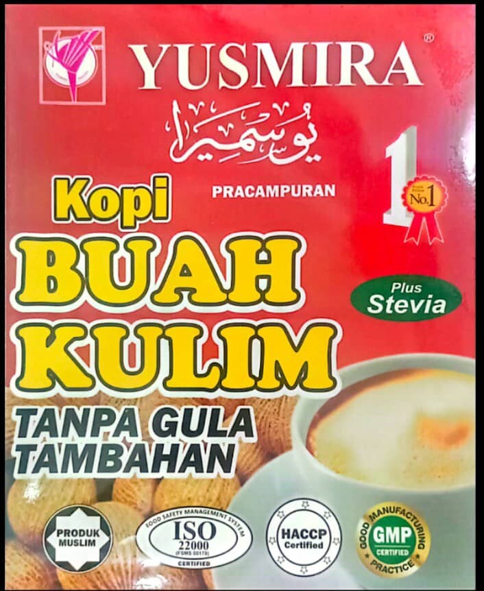 YUSMIRA KOPI BUAH KULIM tanpa gula tambahan 15 sechet X 25g | Lazada