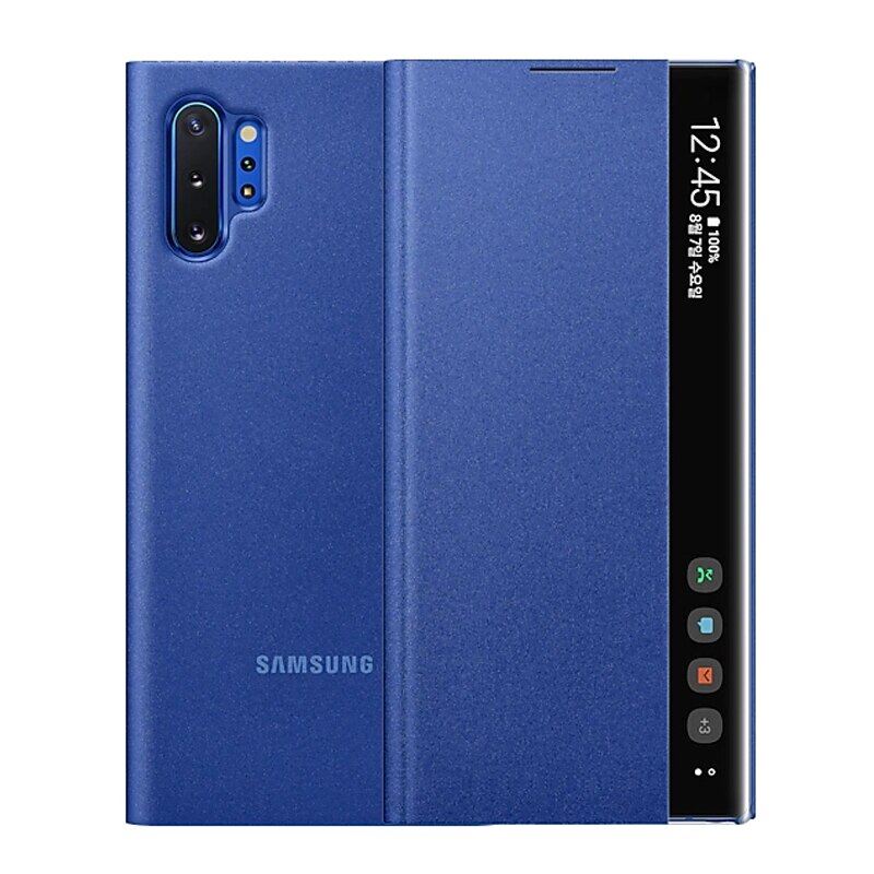 Samsung Note10 Plus Smart Mirror Flip Phone Case For Galaxy Note 10 ...