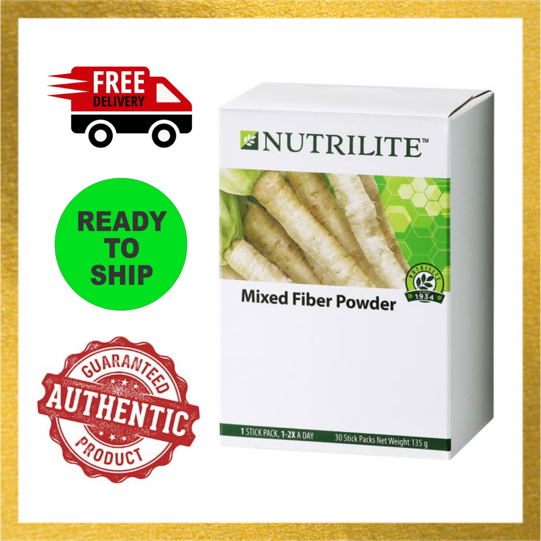 Amway Nutrilite Mixed Fiber Powder - 4.5g X 30 Stick Packs 100% Amway ...