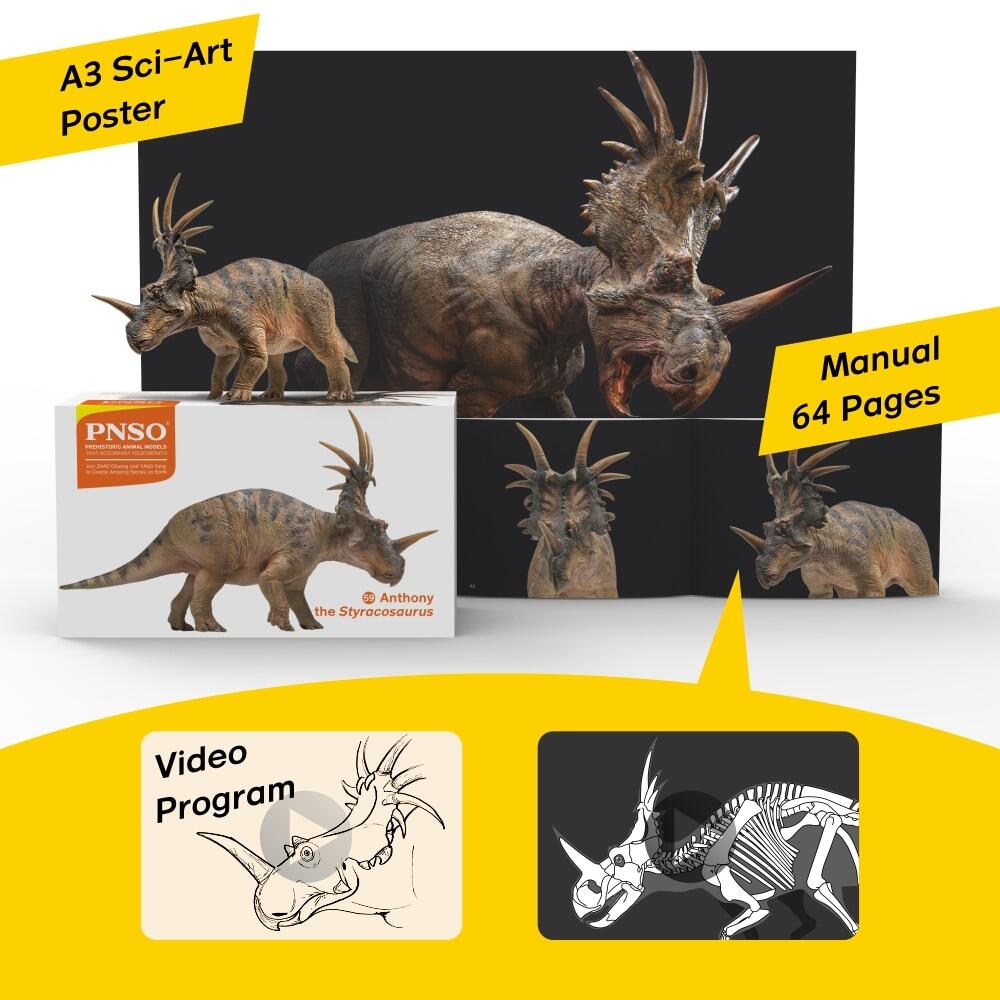 PNSO Prehistoric Dinosaur Models:59Anthony The Styracosaurus - Ananr ...