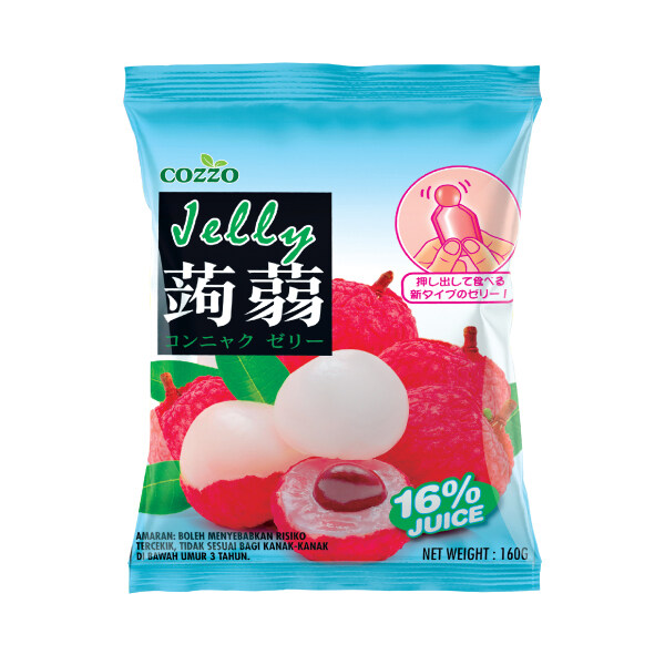 【HALAL】COZZO Konnyaku Jelly 果汁蒟蒻果冻 Blueberry/Peach/Lychee/Passion Fruit/Mango 蓝莓/蜜桃/荔枝/百香果/芒果 ...