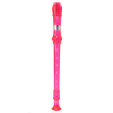 Translucent Soprano Descant Recorder 8-hole Clarinet School Music Pink ...
