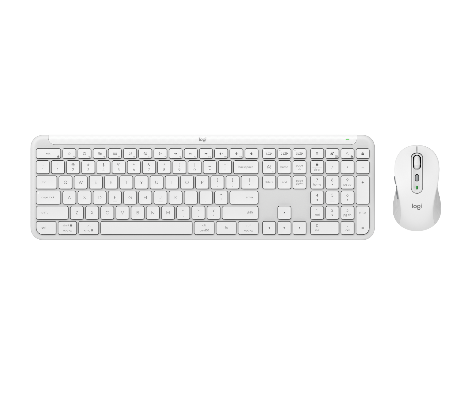 Logitech Signature Slim Wireless Mouse And Keyboard Combo Mk950 Quiet Typing Bluetooth