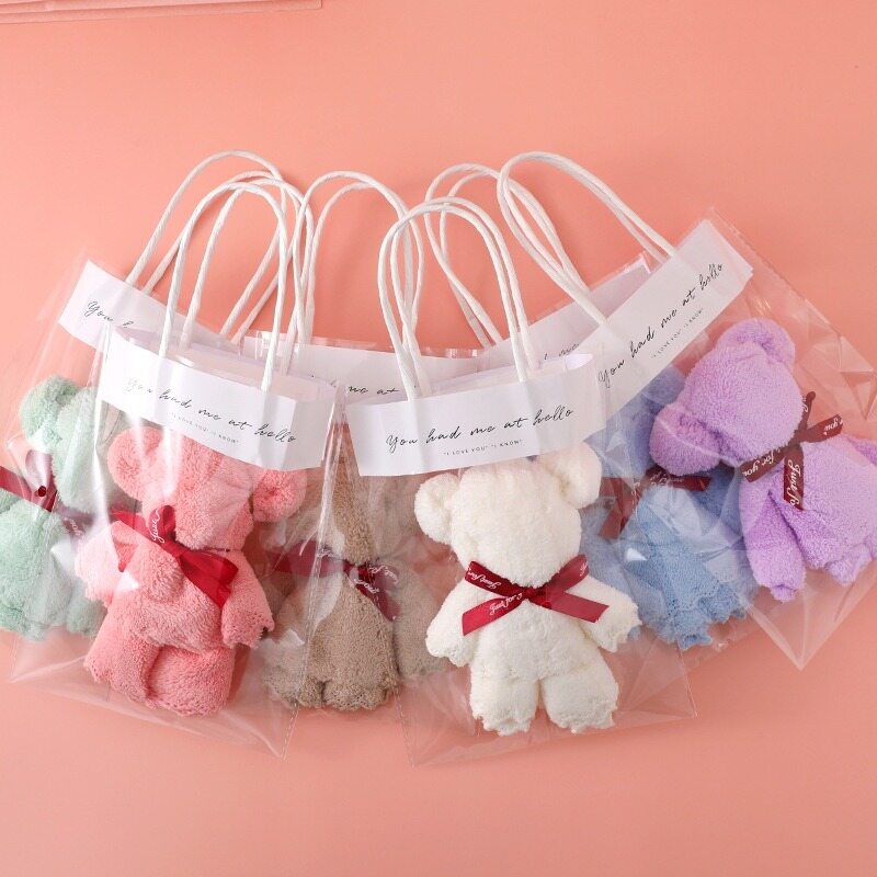 Transparent Plastic Bag Only Packaging Gift Bag For Small Gift Bear ...
