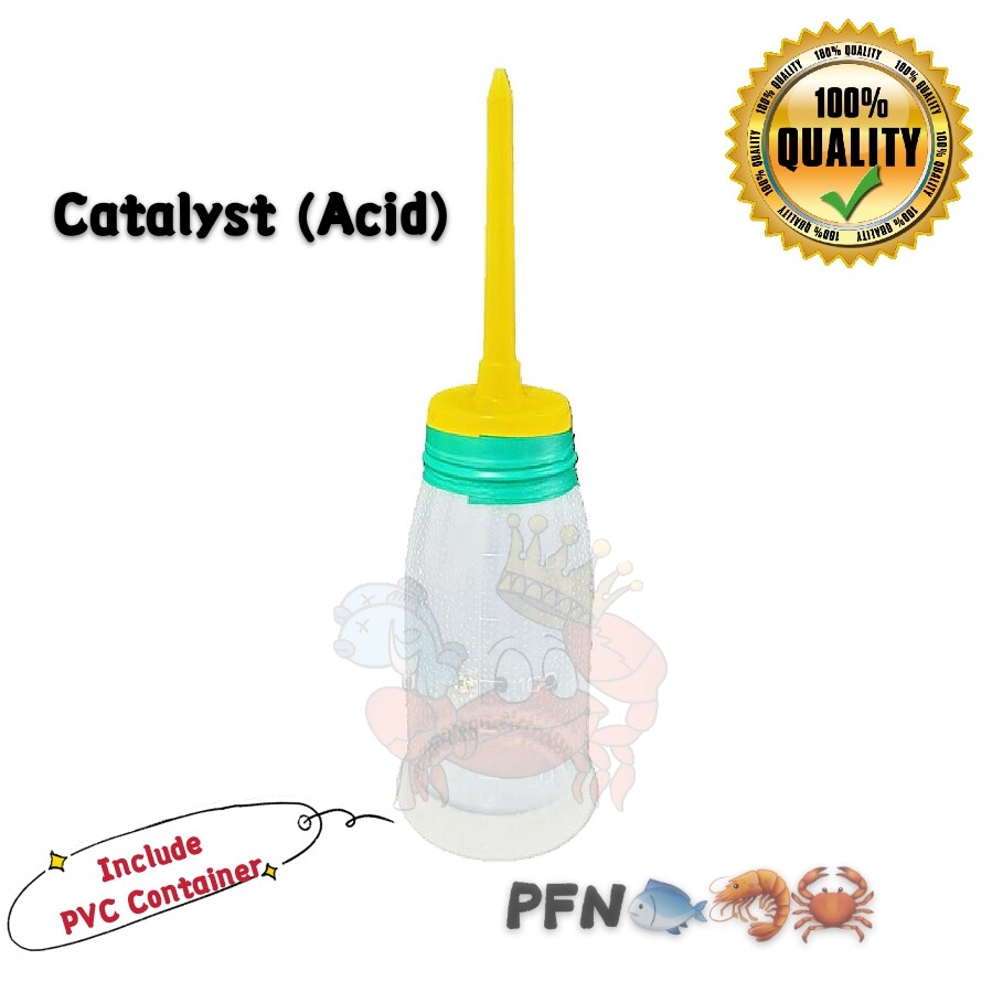 Fiber Gum 1.5 Liters / kg Fibreglass Resin with Catalyst Hardener ...