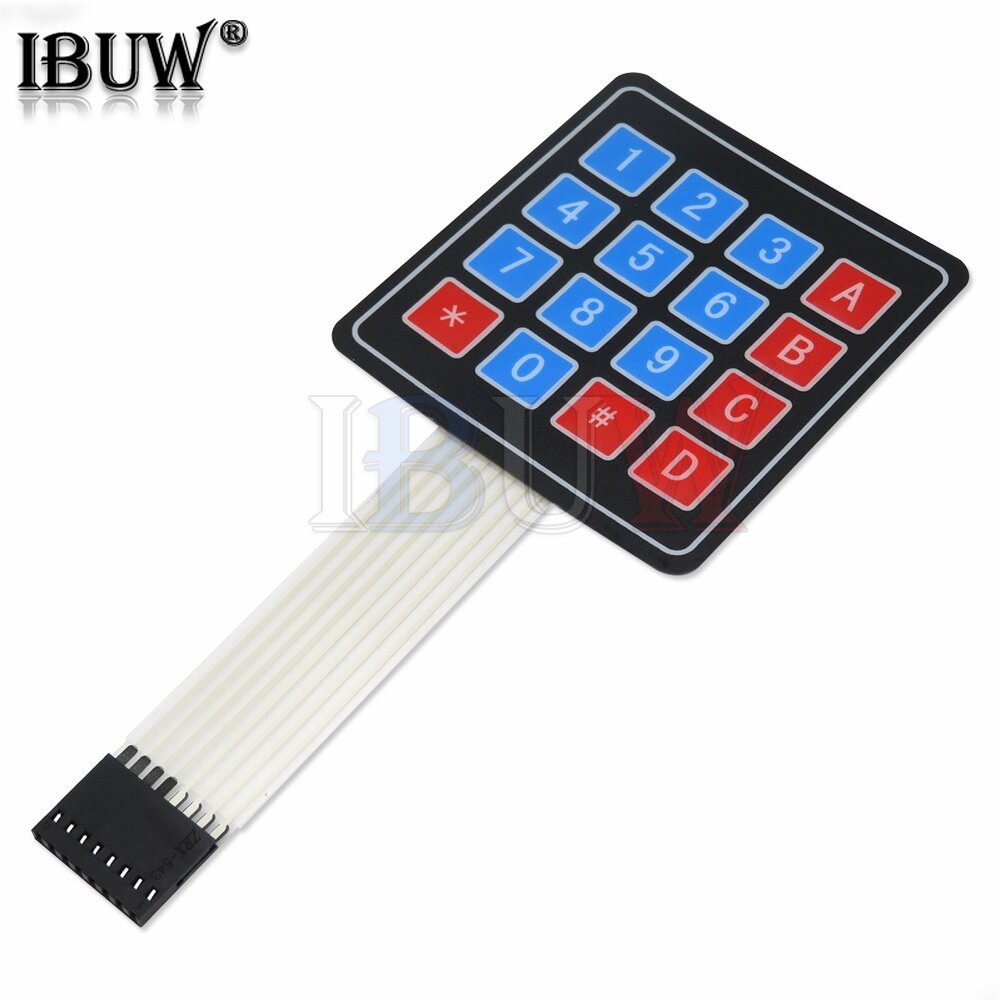 4 12 16 20 Key Button Membrane Switch 1x4 4x3 4x4 4x5 Keys Matrix Array Keyboard Keypad Control