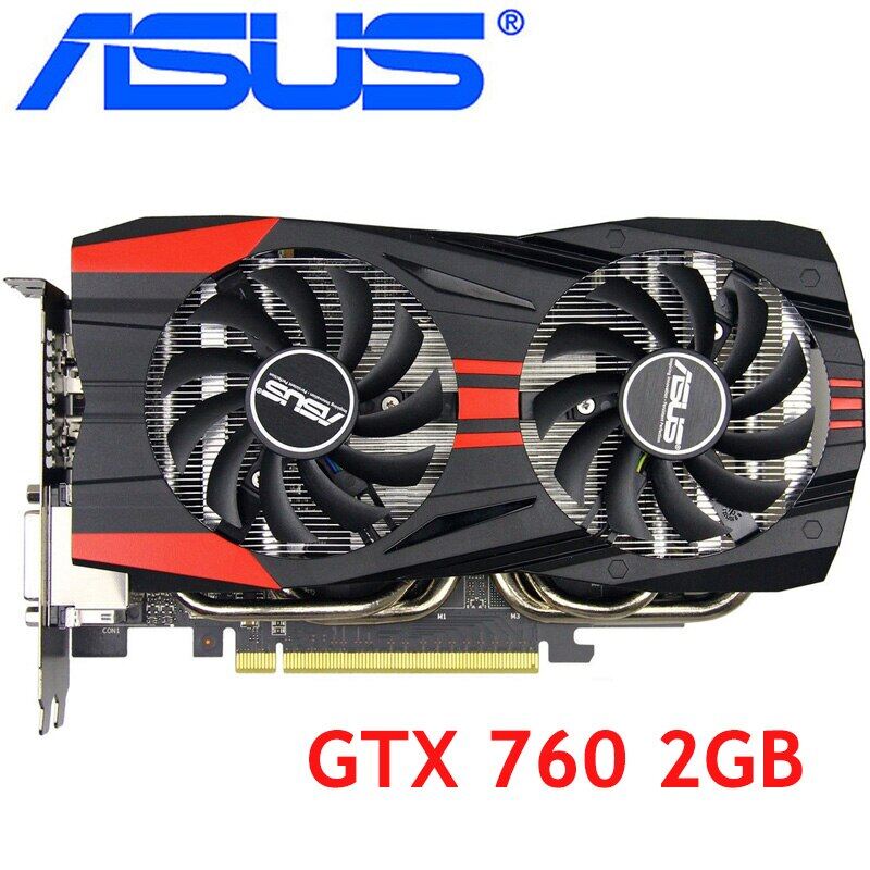 ASUS Video Graphics Card GTX 760 2GB 256Bit GDDR5 Video Cards For ...