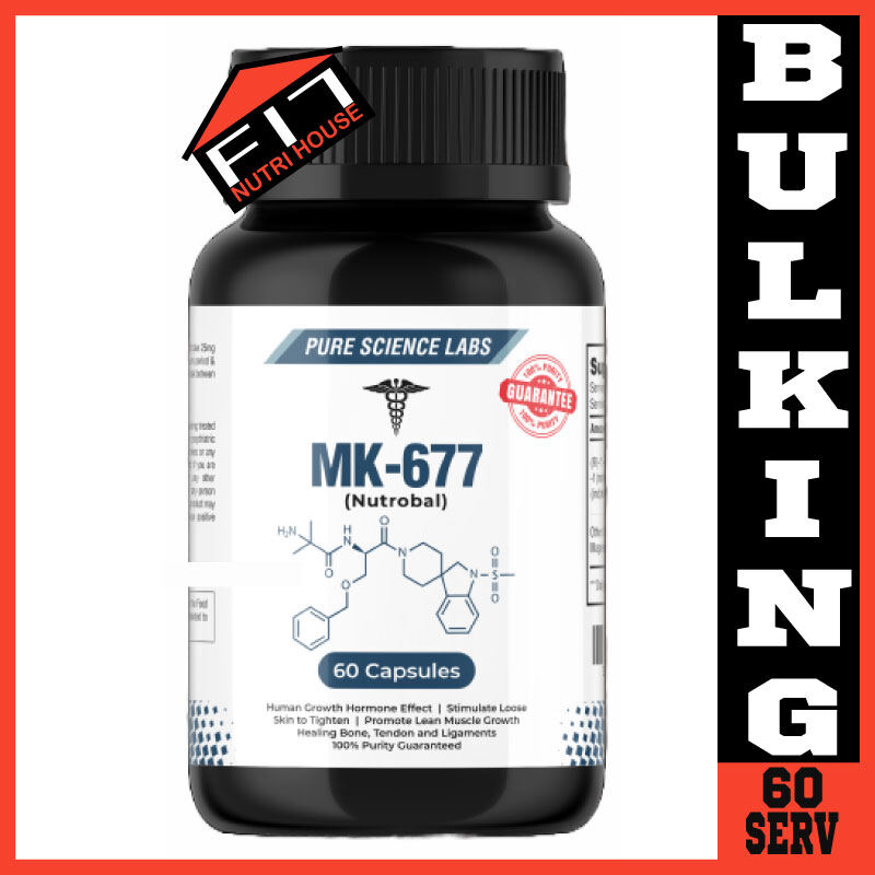 Sarms MK677 HGH NUTROBAL (60 Caps / 12.5mg) / MUSCLE GROWTH BOOSTER ...