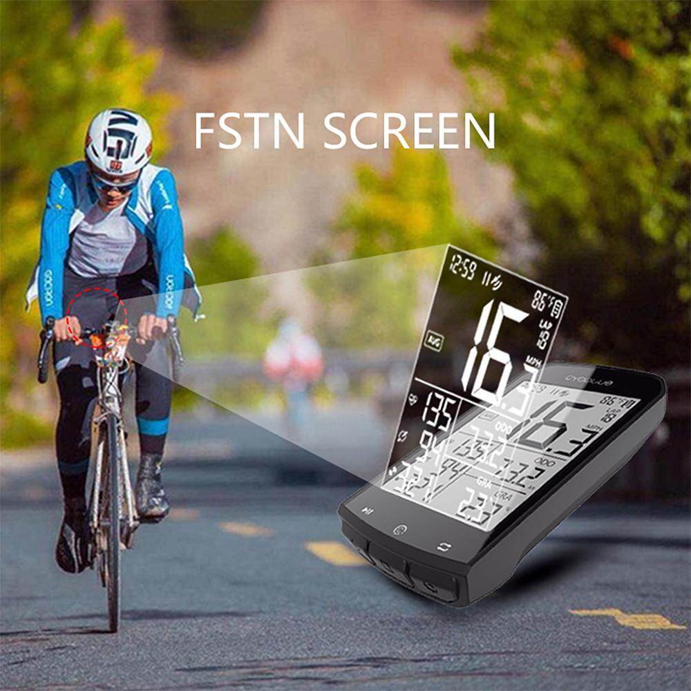 Smart GPS Cycling Computer BT 4.0 ANT Bike Wire-less Computer Digital Speedometer Backlight IPX6 ...