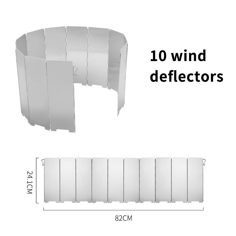 Life Eco Outdoor Picnic Wind Deflector Mini 10 Piece Stove Wind Deflector Camping Wind Deflector