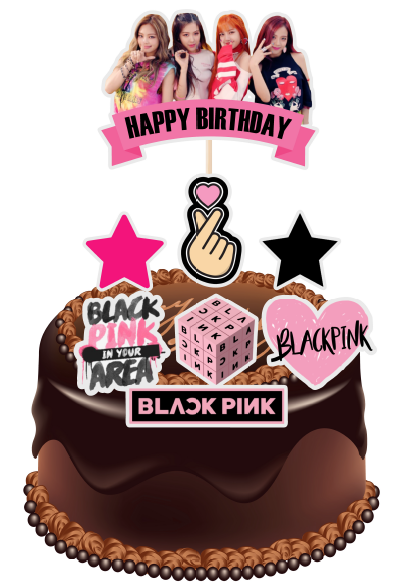 Blackpink Cake Topper LAMINATED | Lazada