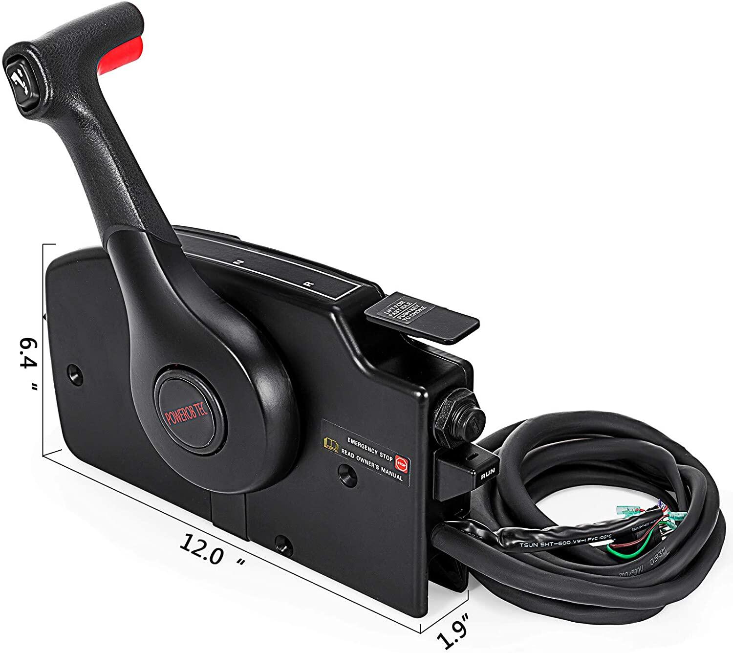 Outboard Remote Control 881170A15 Boat Motor Side Mount Remote Control ...