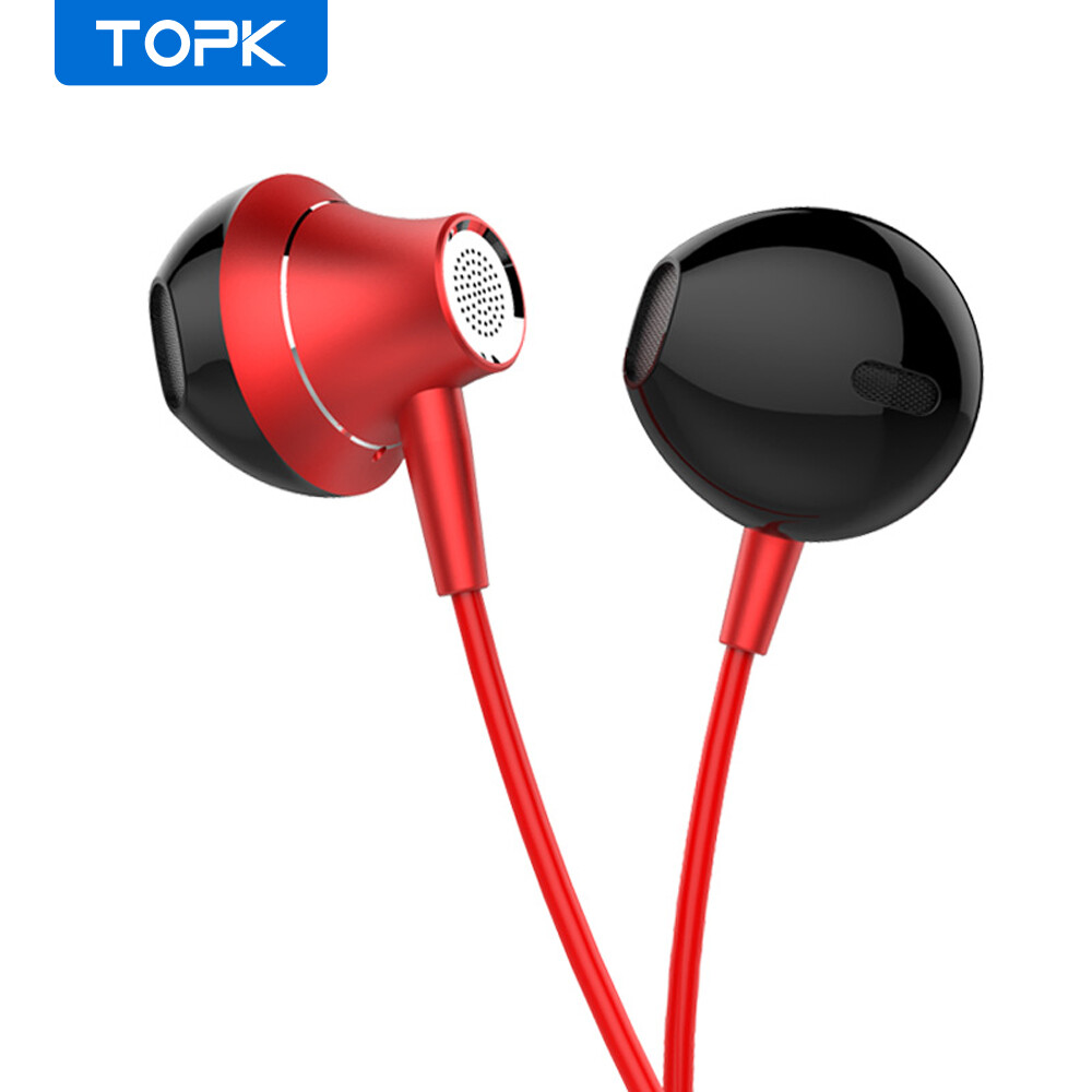 Topk F03 In-Ear Headphones 3.5Mm Hifi Subwoofer Earbuds Headphone ...