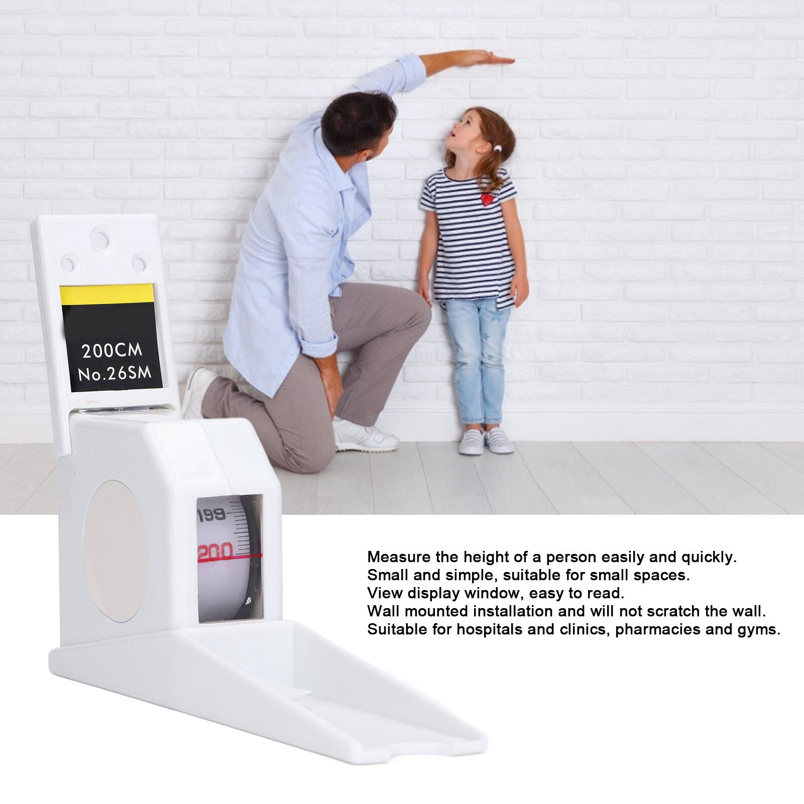 Stature Altimeter Retractable Tape Measure Stature Altimeter Wall ...