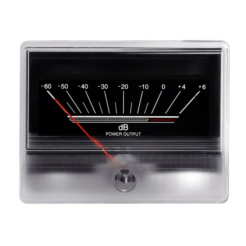 แผงวียูมิเตอร์หลอดไฟ Back Light การบันทึกเสียงระดับ Amp เมตร VU Meter ...
