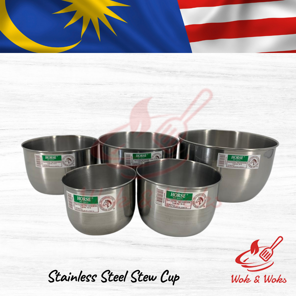 Horse Brand Stainless Steel Stew Cup / Cawan Rebus Keluli | Lazada