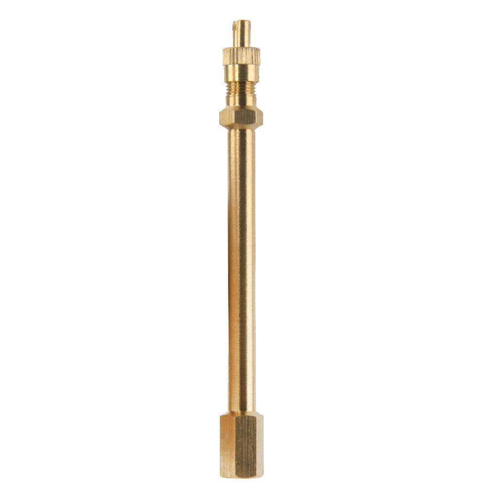 LazaraHome Tyre Valve Stem Extension Rod Copper Truck Lorry TWIN WHEEL ...