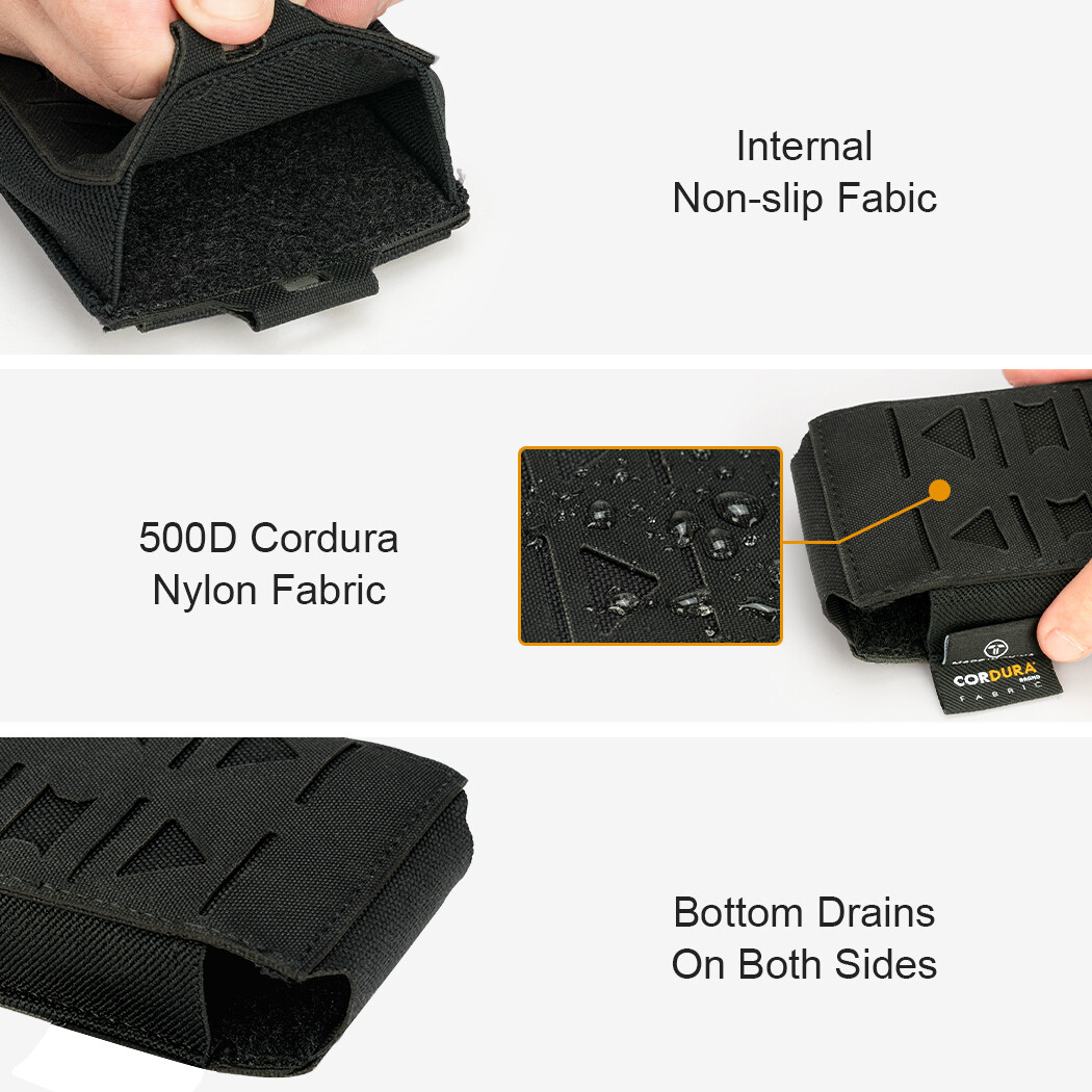 TOPTACPRO Tactical Single Mag Pouch for 556 Mag Open Top Quick Draw ...