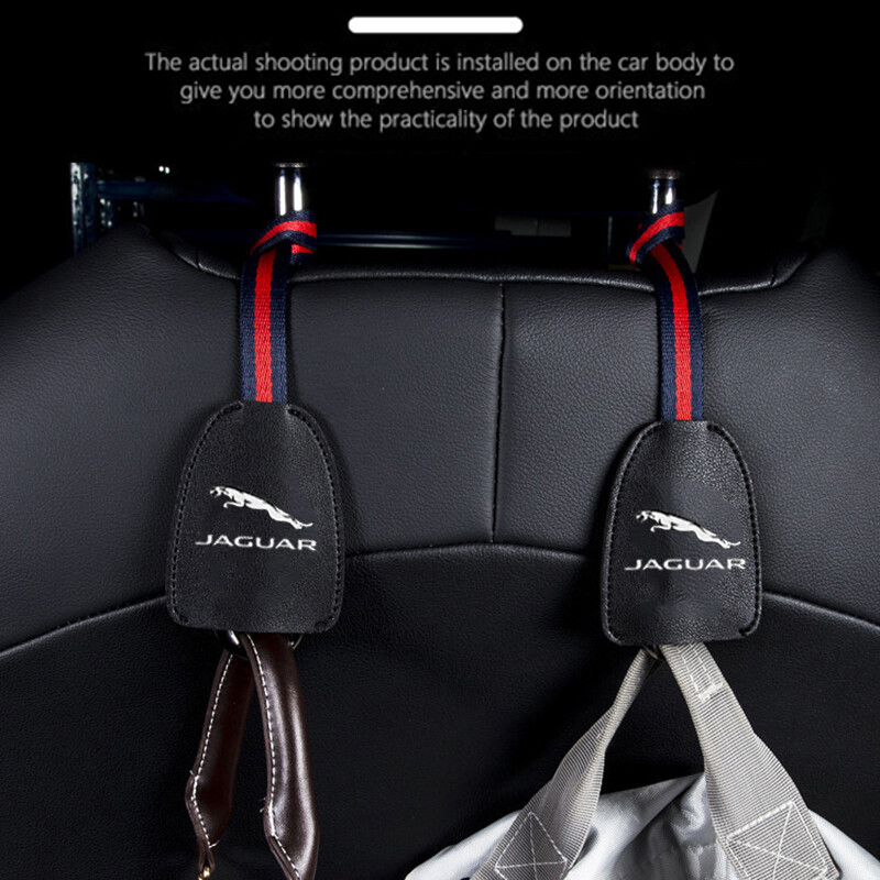 2Pcs/Set Car Logo Hanger For Jaguar XF XJ-S XJ-6 X-Type XE S-Type F ...