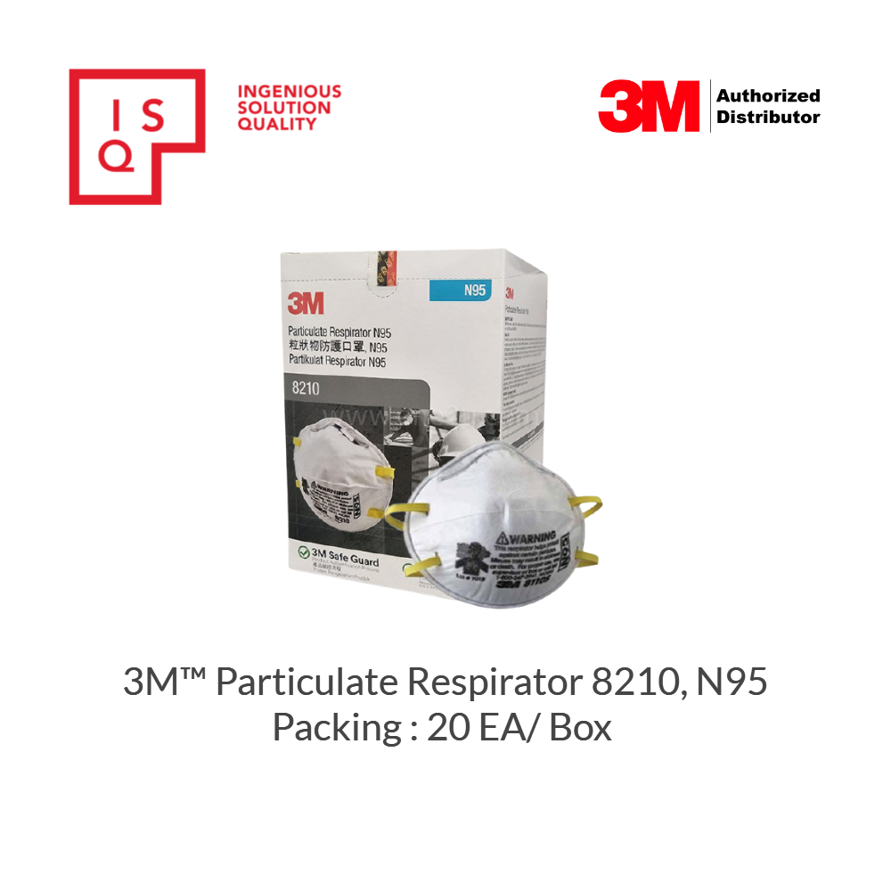 3M 8210 N95 Disposable Respirator (20EA/BOX) | Lazada