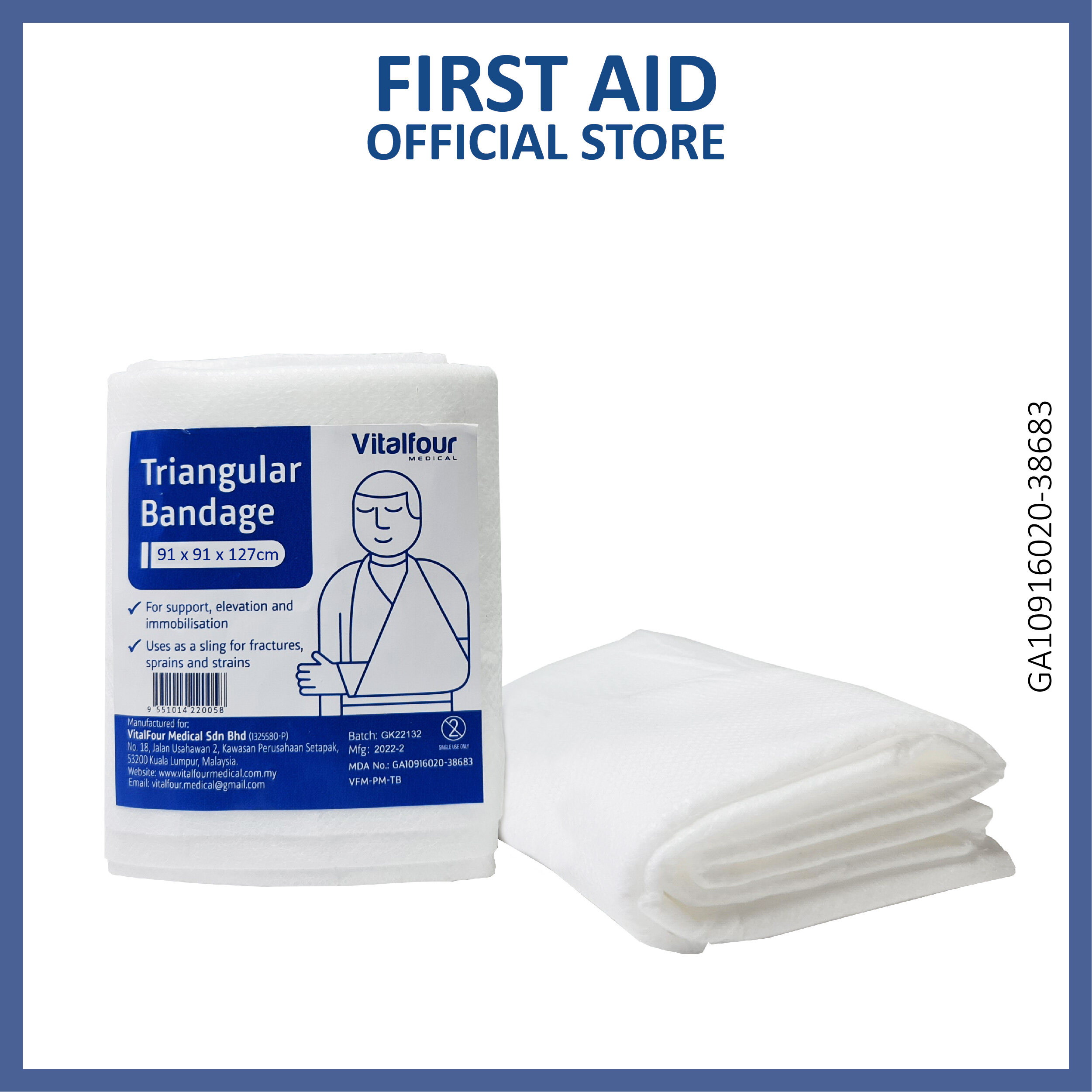 Triangular Bandage Non woven (1Pc) | Lazada