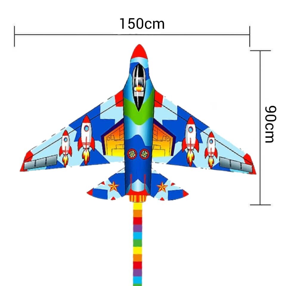 children plane kite string line for kids fighter kite outdoor toys wind ...