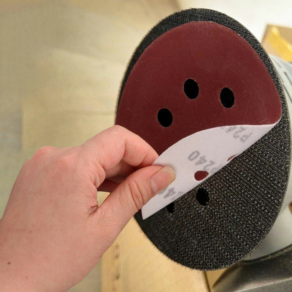 100Pcs Sanding Discs 5 inch 8 Holes Hook and Loop 80/180/240/320/400 ...